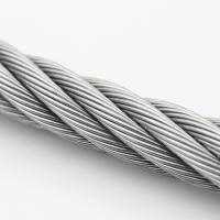 China 1*7 Steel Wire Rope Galvanized Steel Cable 7 Wires 1.2mm 1.35mm 1.5mm Lifting Wire Rope for sale