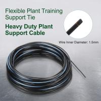 China Bonsai Green PVC Coated Training Wire 1.5mm 2.0mm 2.5mm Soft Garden Craft Wire for sale