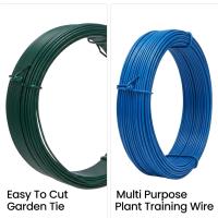 China Green PVC Coated Florist Wire 0.7mm 1.0mm 1.2mm Stem Wrap for Flower Bouquet for sale