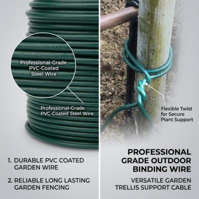 China Winch Ready PVC Coated Galvanized Steel Wire Rope 6x19 10mm for Towing Recovery for sale