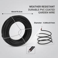 China Orange PVC Coated Galvanized Steel Wire Rope 7x19 6mm for Sports Net Court Boundary for sale