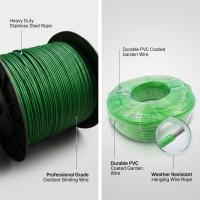 China PVC Coated 316 Stainless Steel Wire Rope 7x19 8mm Marine Mooring Dock Line for Boats for sale