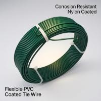 China UV Resistant PE Coated Galvanized Steel Wire Rope 1x7 2.5mm for Greenhouse Vine Trellis for sale