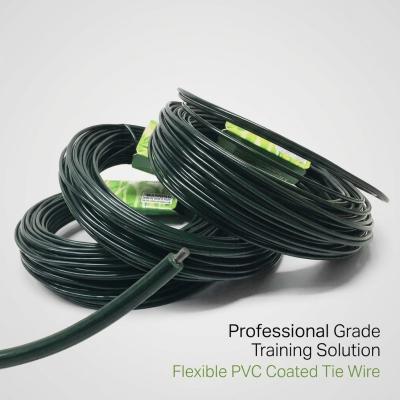 China Blue PVC Coated Galvanized Steel Wire Rope 7x19 5mm Dog Tie Out Cable for Pet Run for sale