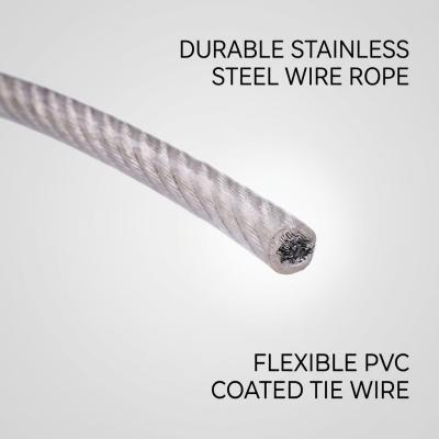 China Non-Magnetic 7x7 316 Stainless Steel Wire Rope 1-6mm for Medical Sensitive Equipment for sale