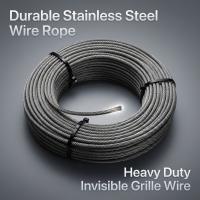 China Non-Magnetic 7x7 316 Stainless Steel Wire Rope 1-6mm for Medical Sensitive Equipment for sale