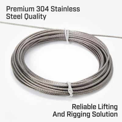 China 6x19 FC Stainless Steel Wire Rope 6-16mm 1570MPa Elevator Traction for Hoist Machinery for sale