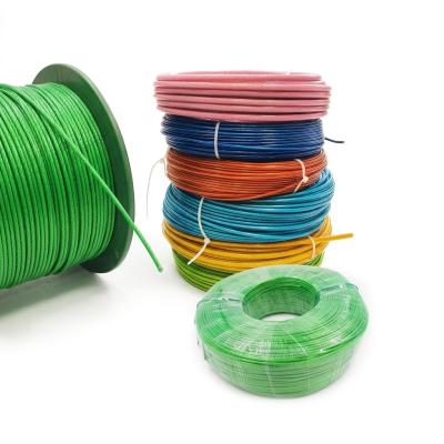 China Black PVC Coated Galvanized Steel Wire Rope 7x7 4mm Bike Lock Security Cable for sale