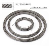 China 6x37 304 Stainless Steel Wire Rope 10-24mm Heavy Duty Lifting Sling for Crane Hoisting for sale