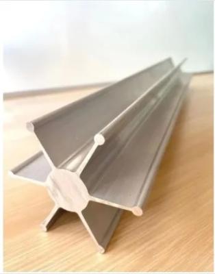 China Aluminum U Channel Extrusion with Flange Railing Hardware for sale