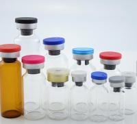 China Vaccine Bottles Glass Injection Vial Pharmaceutical Rubber Stopper Aluminum Cap for sale