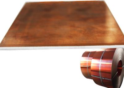 China Excellent Ductility Copper Clad Steel Sheet High Electrical Conductivity for sale