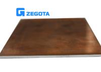 China Multifunctional Copper Clad Steel Sheet 0.01-4.0mm Thickness High Magnetic Conductivity for sale
