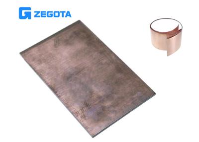China Anti Corrosion Copper Clad Aluminum Sheet Good Bending Resistance for sale