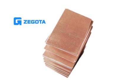 China High Extensibility Copper Clad Steel Sheet Good Surface Roughness Superior Properties for sale