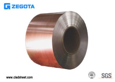 China 0.01-0.05mm Copper Coated Steel Sheet Multilayer Cold Rolling Technology for sale