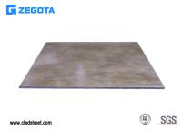 China Gold Rosy Stainless Steel Ultra Thin CNAS Copper Clad Steel Sheet for sale