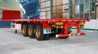 China Multi Axle Low Bed Semi Trailer 60 80 100 Tons Lowboy Truck Semi Trailer High Strenth for sale