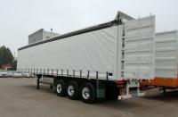 China Curtain Side Truck Semi Trailer Sliding Curtain Container Box Truck Fast loading and unloading for sale