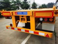 China 40ft Skeletal Container Chassis Semi Trailers 40 Tons Payload 2.5m Width for sale