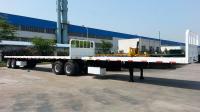 China Super Link Flatbed Trailer Loose Cargo Goods 20ft Container 40ft Container for sale