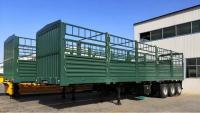 China Versatile 60T Side Wall Cargo Trailer For Bulk Cargo Transportation for sale