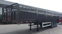 China Versatile 60T Side Wall Cargo Trailer For Bulk Cargo Transportation for sale