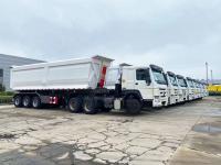 China 35M3 Tipper Trailer Max Payload 30 40 50 Ton 60t 80 Tons Mining Ore Construciton Materials Bauxite Manganese Ore Sand Stones for sale