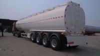 China 4 Axles Steel Petroleum Oil Tank Trailer High Bearing Capacity for sale
