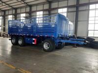 China 3 Axle Fence Drawbar Trailer Bulk Cargo 20ft Container for sale