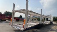 China 8 Units 2 Axle Car Carrier Trailer To Transport Private Car for sale