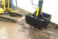 China Shell Bucket And Grab Excavator High-Strength Manganese Steel Rotate For Sand Mining for sale