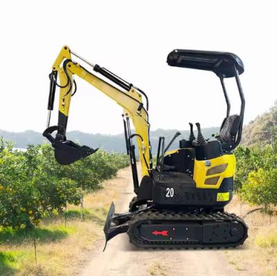 China Epa 3.5 Ton 4 Ton Kubota Engine Mini Crawler Excavator Digger Farm Mini Bagger With Thumb Bucket for sale