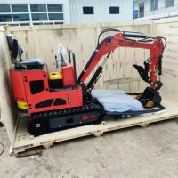 China Epa 3.5 Ton 4 Ton Kubota Engine Mini Crawler Excavator Digger Farm Mini Bagger With Thumb Bucket for sale