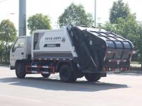 China 300L 6 Cubic Meter Compression Garbage Truck With Hydraulic Transmission System for sale