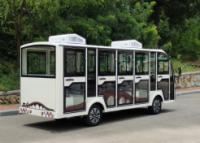 China 14-seater Electric Tour Car with 72V AC System 7.5KW AC Motor and 155R13 Tires for Sightseeing for sale