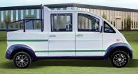 China 5-Passenger Electric Patrol Pickup Truck with 72V Depu 3.5KW AC Motor 155/70R12 Tires and 200mm Ground Clearance for sale