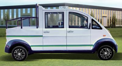 China 5-Passenger Electric Patrol Pickup Truck with 72V Depu 3.5KW AC Motor 155/70R12 Tires and 200mm Ground Clearance for sale