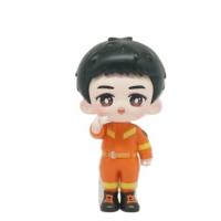 China Cartoon Bell Dog Keychain Kawaii 3D Sitting Dog Couple Gift for from Vehicle Mould for sale