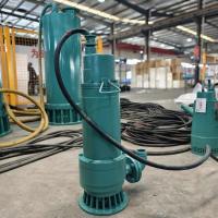 China WQ 30Kw 40hp Submersible Waste Water Pump For Aquaculture Fish Farms & Pond Cleaning No Clogging for sale