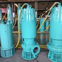 China 37kw WQ SERIES Industrial 5000GPH High Flow Submersible Pump Non Clog Design For Stormwater & Construction Sites for sale