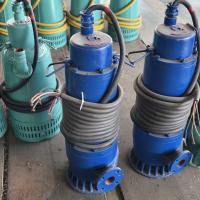 China 37kw WQ SERIES Industrial 5000GPH High Flow Submersible Pump Non Clog Design For Stormwater & Construction Sites for sale