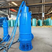 China WQB 200kw Industrial Submersible Effluent Sewage Pump Explosion Proof  Gas Petrochemical Sewage Submersible Pump for sale