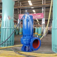 China 30hp High Flow Submersible Waste Pump WQ 22Kw For Clog Free Efficient Wastewater Construction Site Drainage for sale