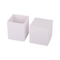 China 2mm Square Scented Candle Packaging Box White Art Paper Embossing for sale