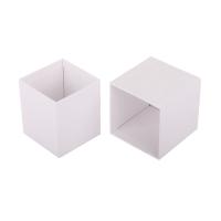 China 2mm Square Scented Candle Packaging Box White Art Paper Embossing for sale