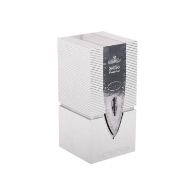 China Luxury Custom Printed Perfume Boxes With Silver Card Embossing Logo for sale