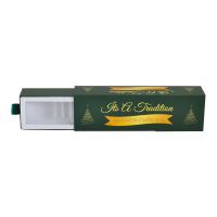 China Art Paper Cake Paper Packaging Box Green Glossy Lamination For Sweets Biscuit for sale