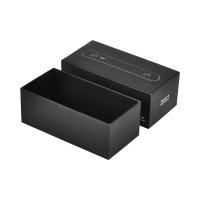 China Black Electronics Cardboard Box Rectangle 2mm Thickness With Foam Insert for sale