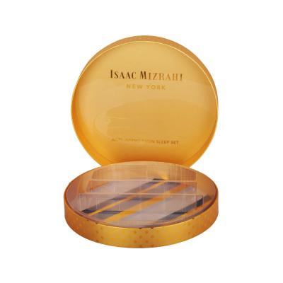 China Cosmetic Cardboard Round Packaging Box Hot Stamping For Shampoo for sale